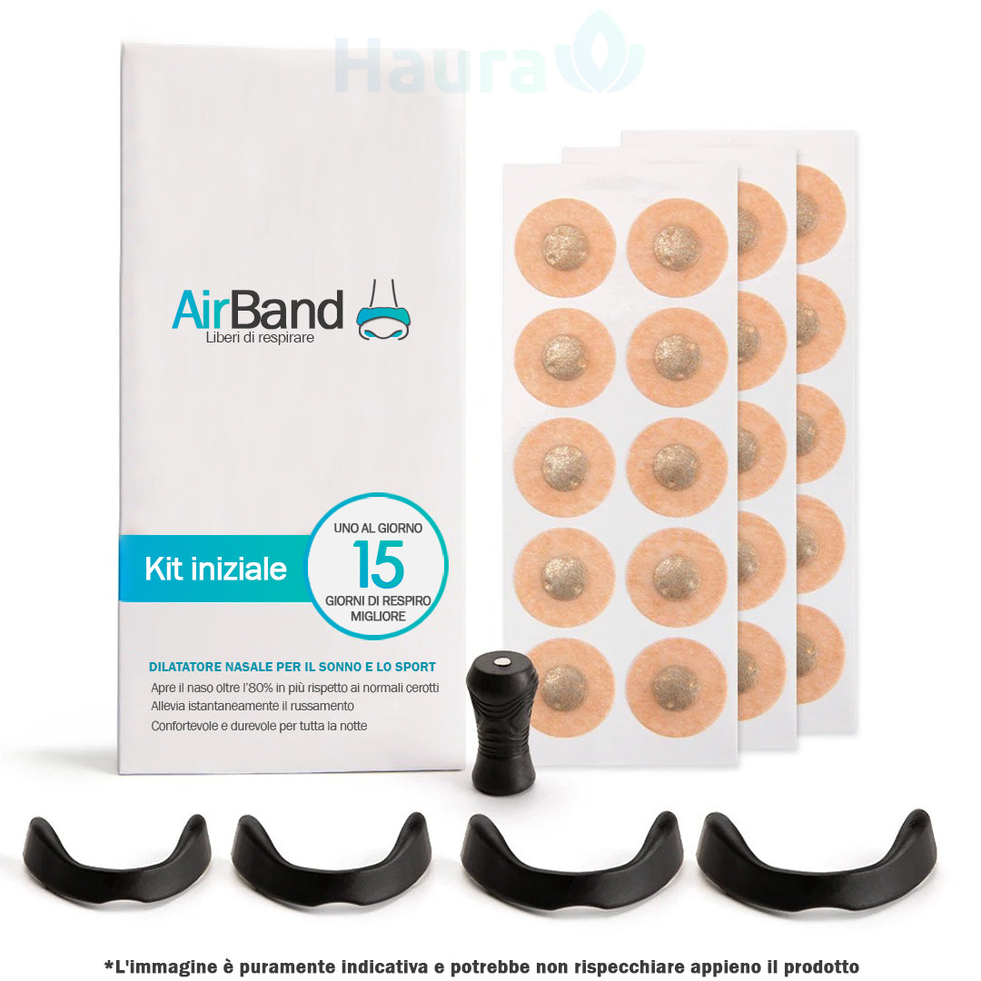 AirBand starter kit - Cerottini magnetici nasali – Haura